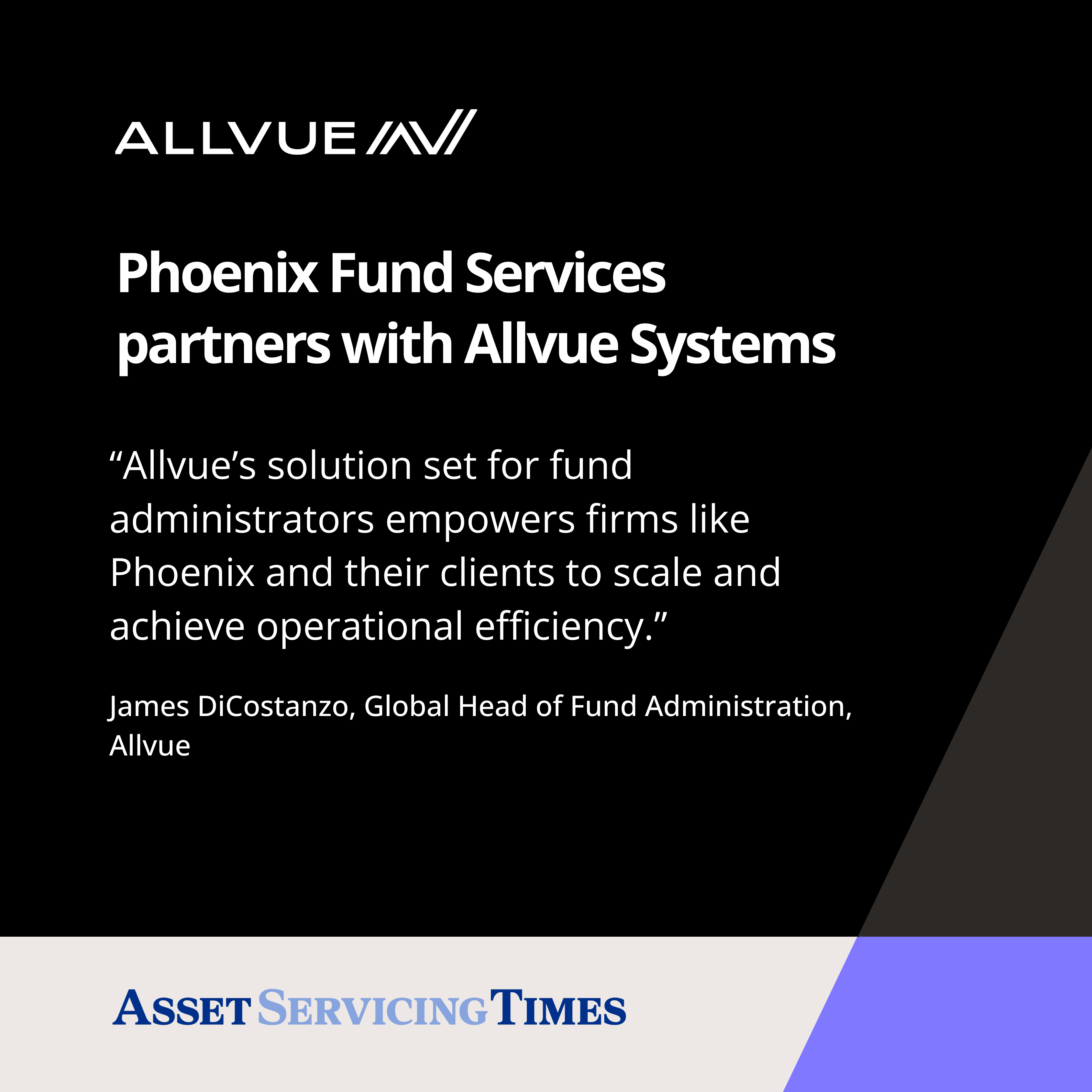 Phoenix Fund Services Partners with Allvue - Allvue Systems