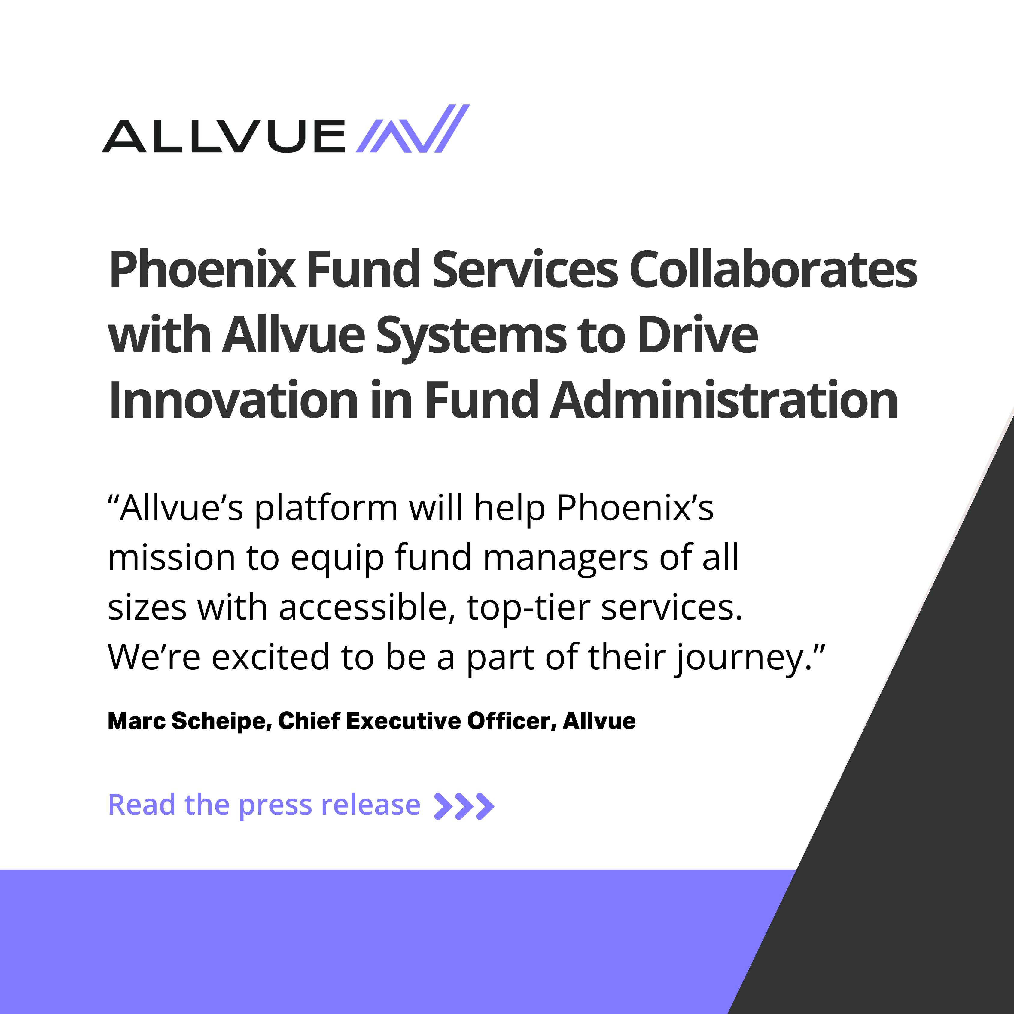 Phoenix Fund Services Collaborates With Allvue Systems To Drive