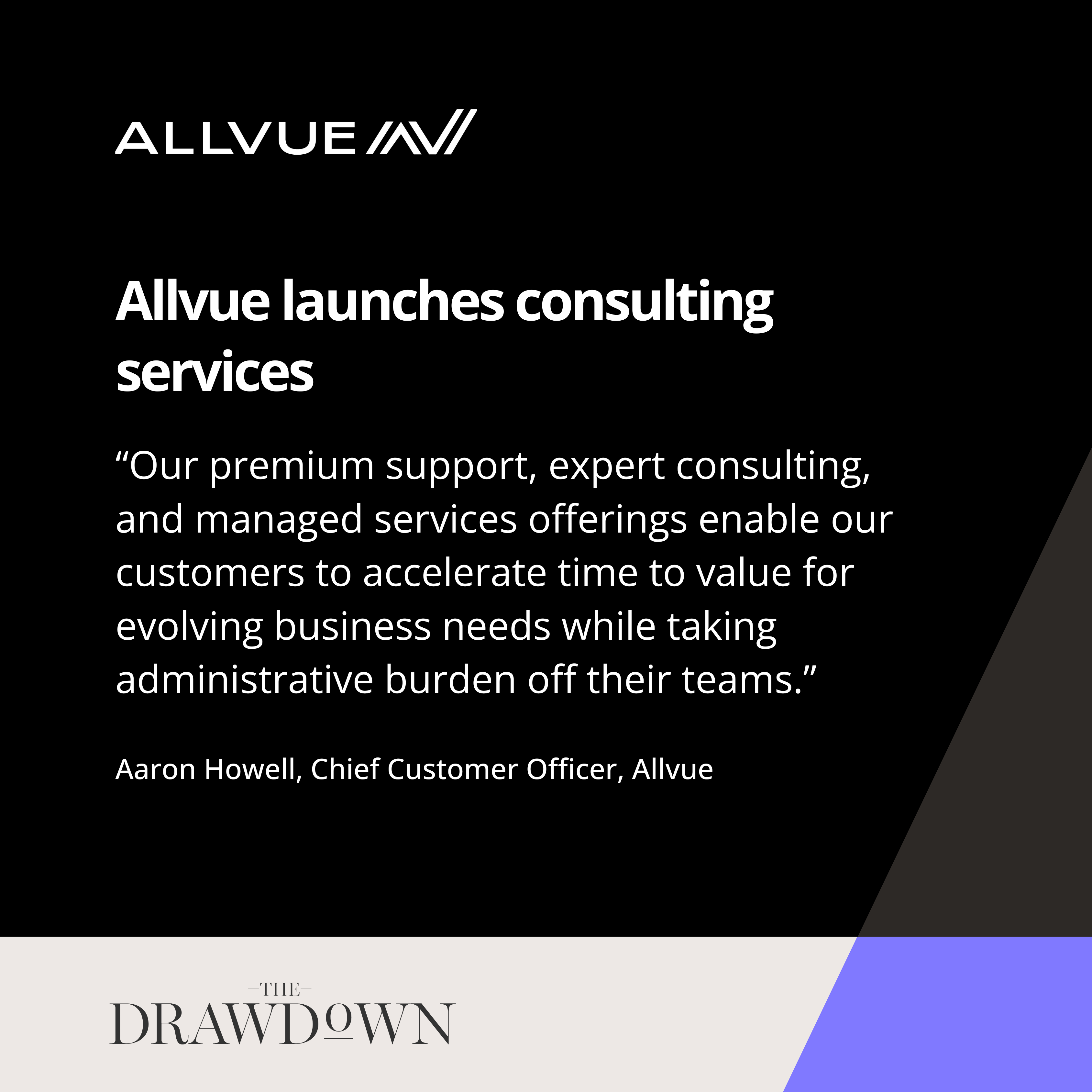 Allvue launches consulting services - Allvue Systems
