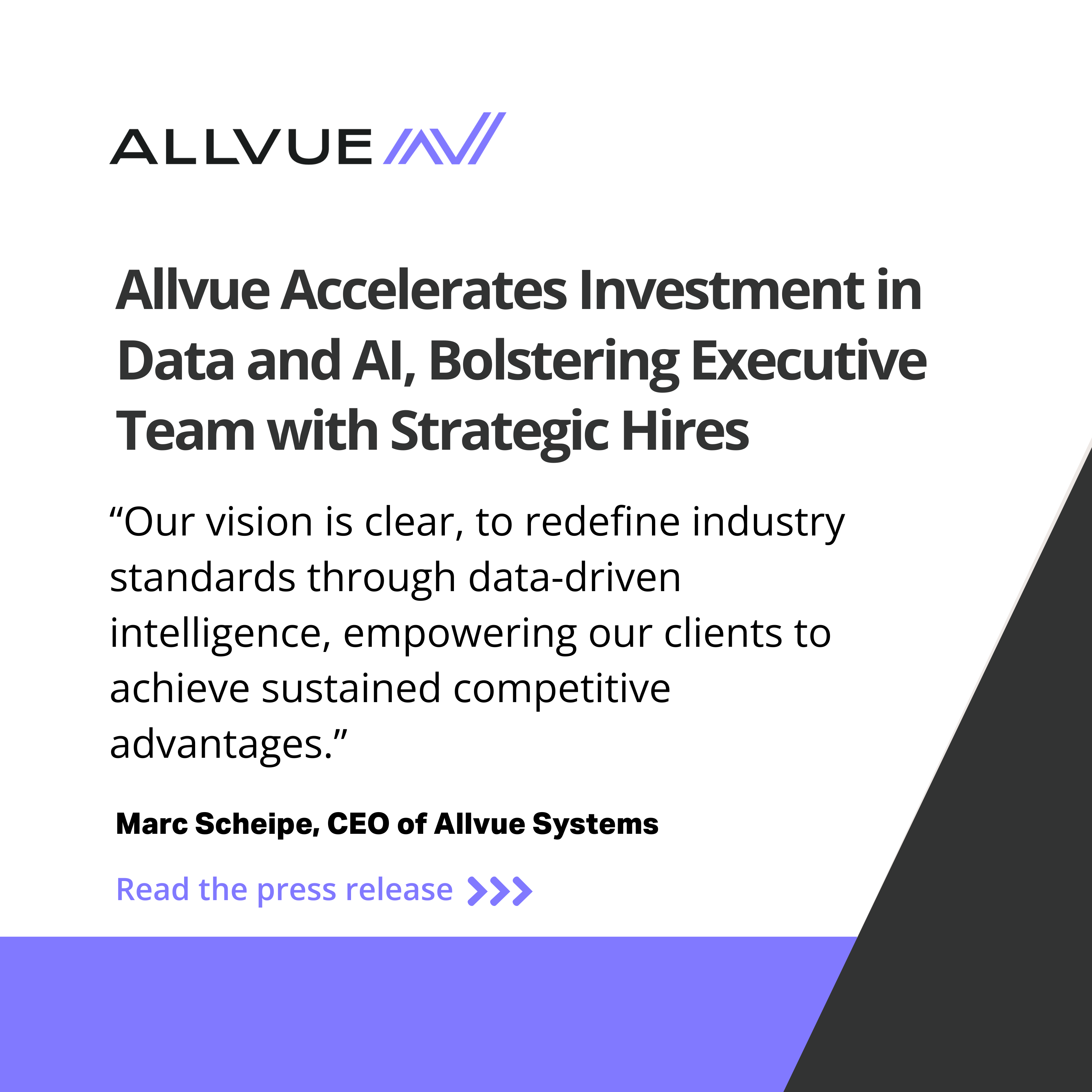 Allvue Accelerates Investment in Data and AI, Bolstering Executive Team ...