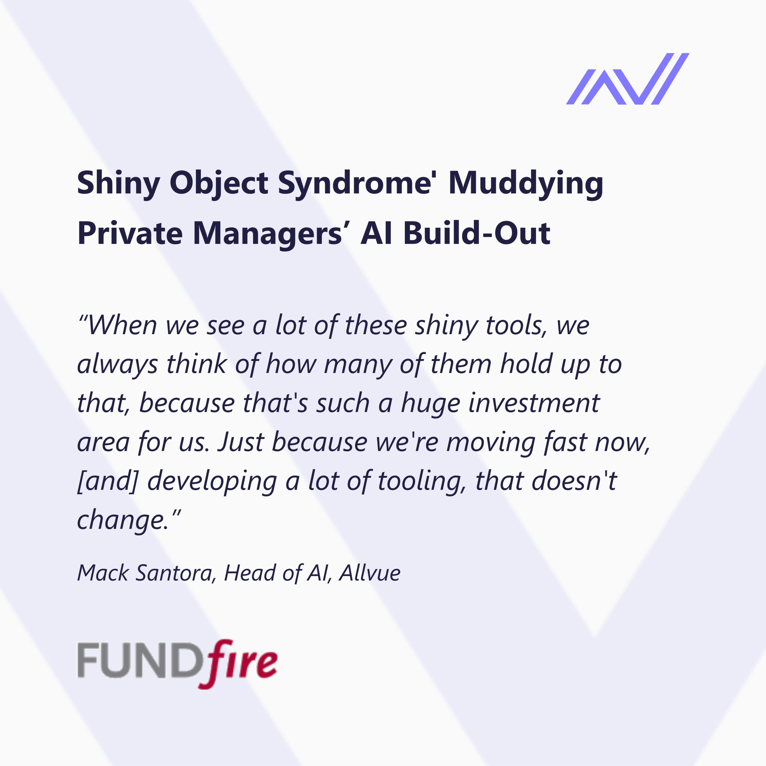 Featured in FundFire FT: Shiny Object Syndrome' Muddying Private ...